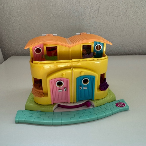 Toys | Vtg 200 Polly Pocket Magic Movin Phone Fun Playset Moving House ...